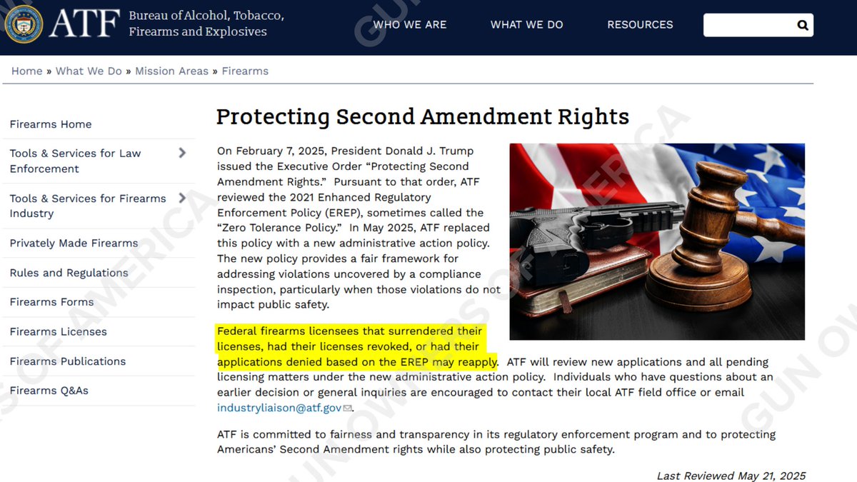 ATF Under Trump Reverses Biden Gun Bans, Allows License Reapplications ...