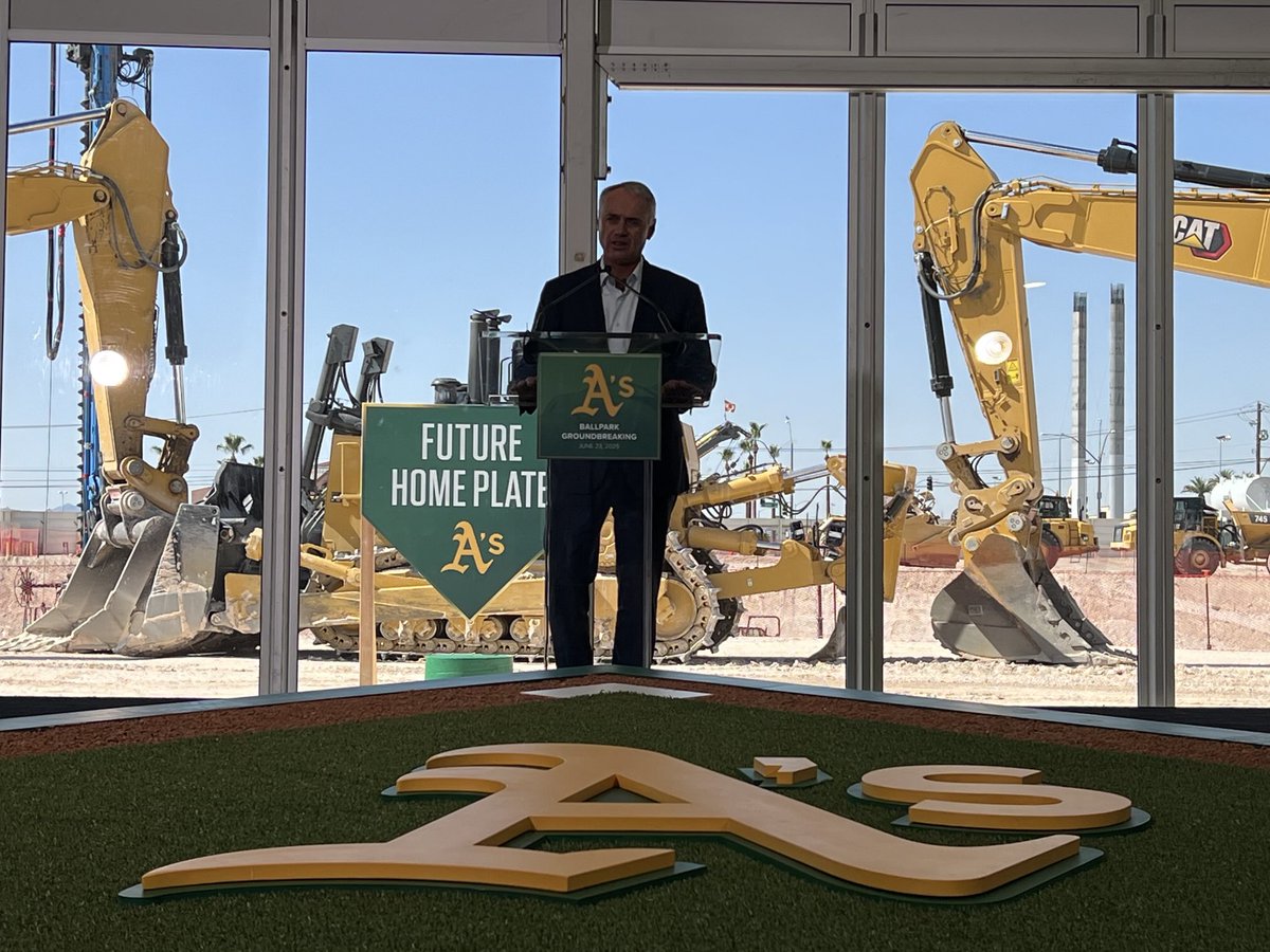 Athletics Break Ground on Las Vegas Ballpark, Target 2028 Opening ...