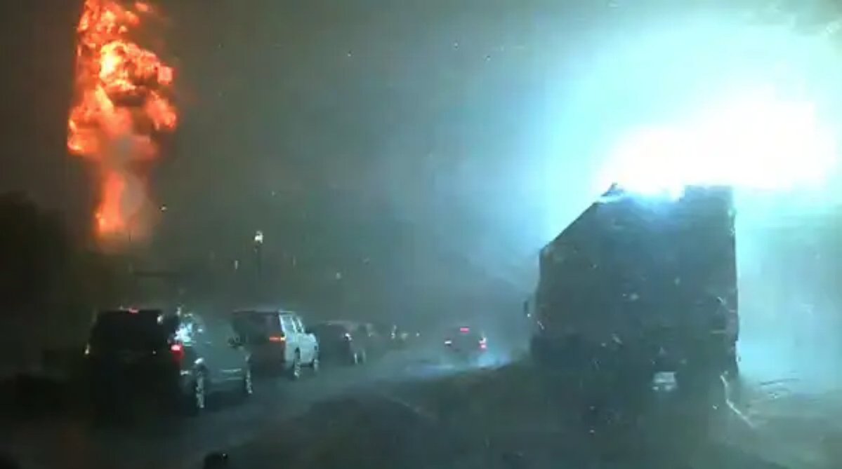 August 11 Lightning Strike Sparks Transformer Explosion, Power Outages ...