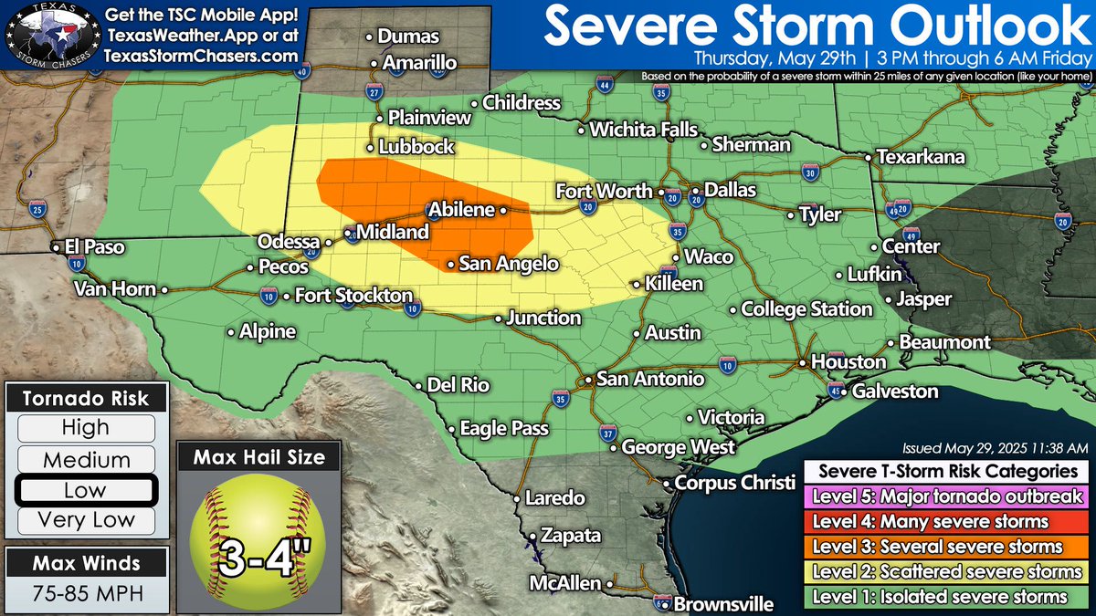 Austin Pummeled by Baseball-Size Hail as Storm System Heads for Mid ...