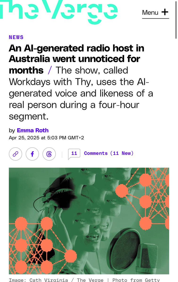 Australian Radio Station CADA in Western Sydney Uses AI-Generated Host ...