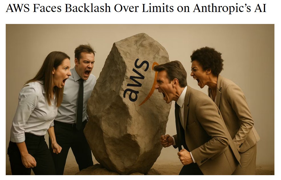 AWS Faces Backlash Over Anthropic AI Usage Limits, $8 Billion Investment, API Rate Caps, and ...