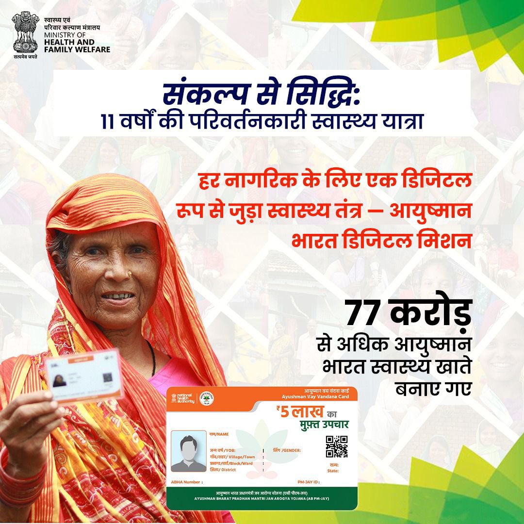 Ayushman Bharat PM-JAY Offers ₹5 Lakh Free Care in Bihar with Nearly 4 Crore Cards, Digital ...