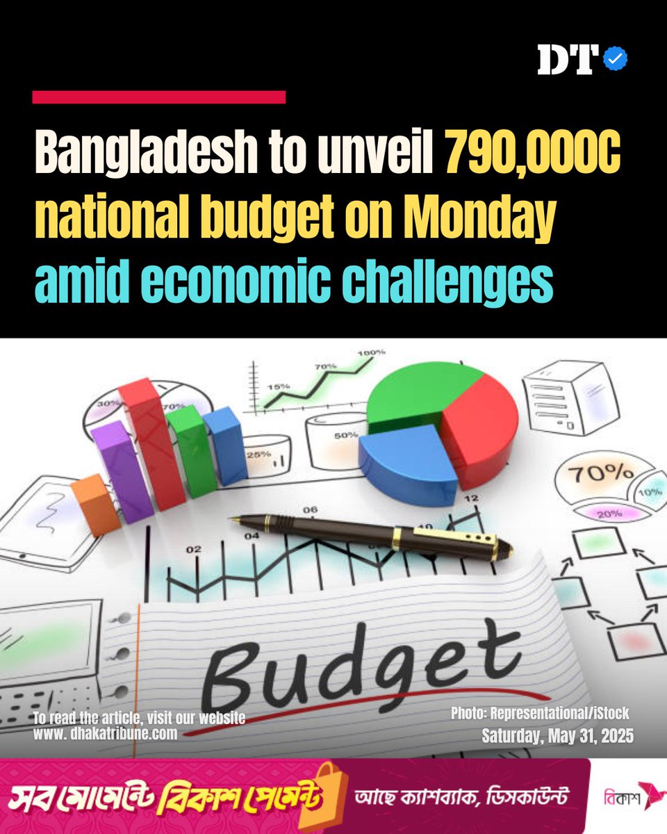 Bangladesh Interim Government to Unveil Tk 790,000 Crore 2025-26 Budget ...