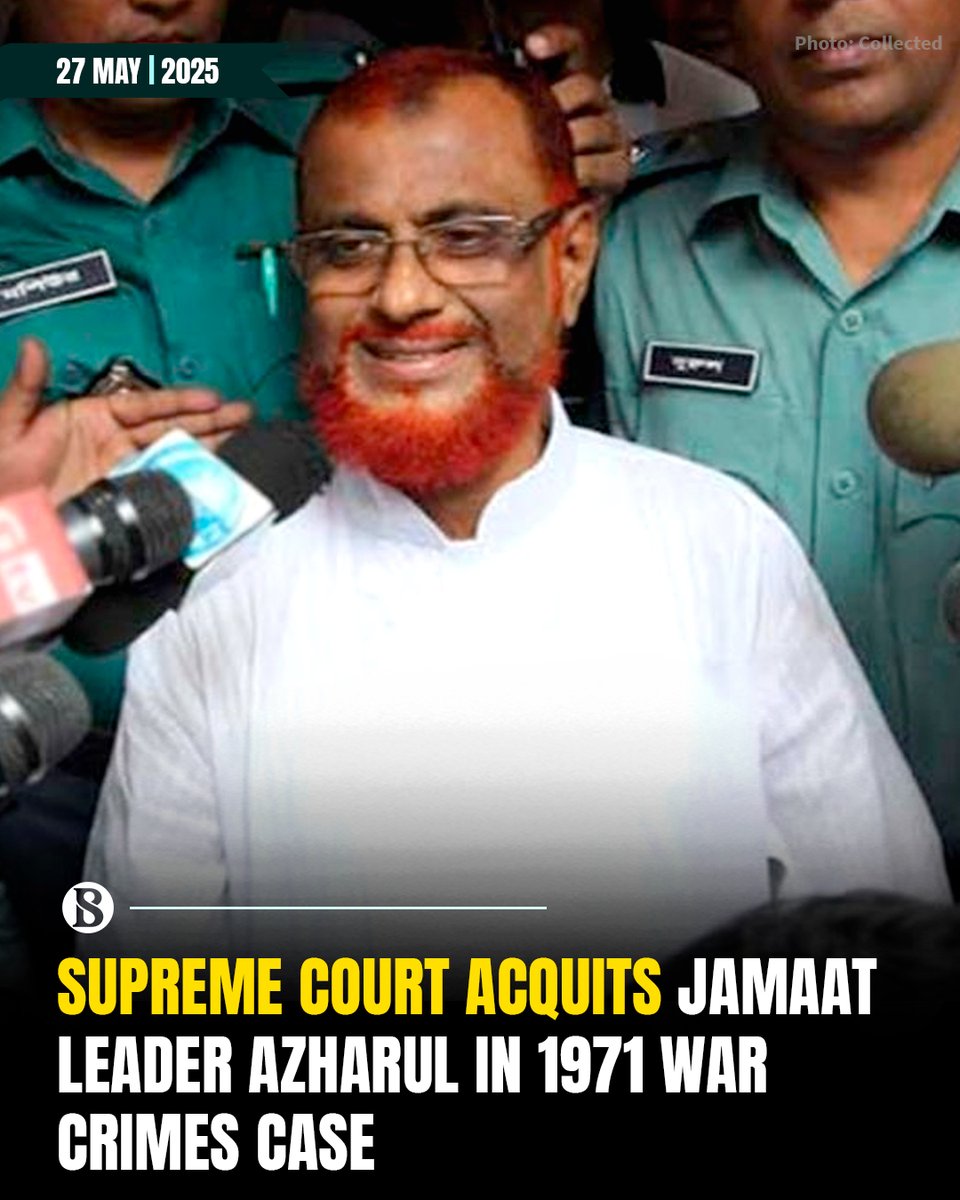 Bangladesh Supreme Court Overturns Death Sentence, Acquits Jamaat-e-Islami Leader ATM Azharul ...