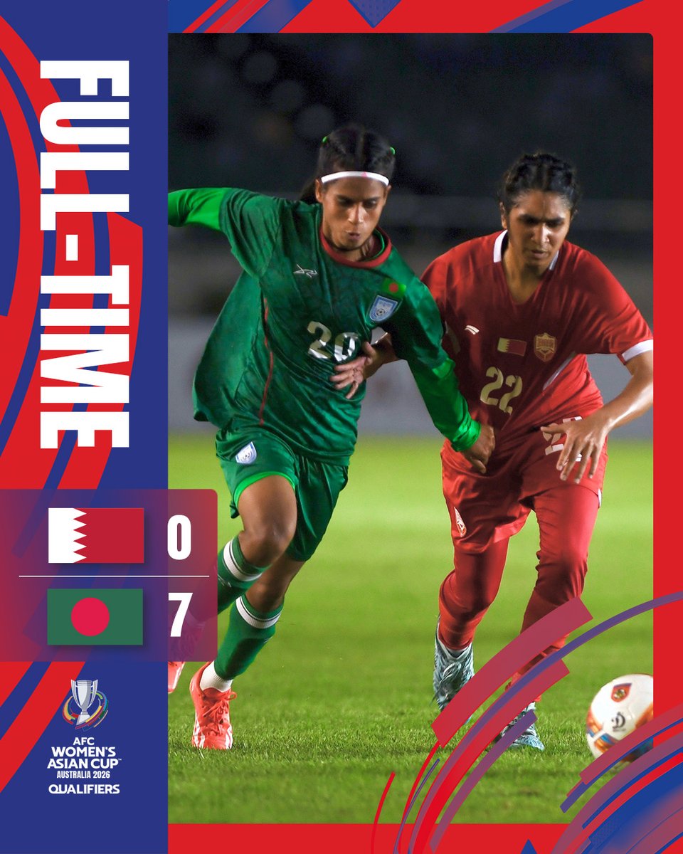 Bangladesh Women’s Football Team Qualifies for AFC Asian Cup 2026 After 7-0 Bahrain, 2-1 Myanmar ...