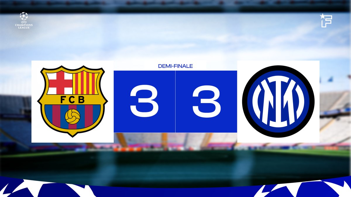 Barcelona and Inter Milan Draw 3-3 in First Leg of Champions League ...