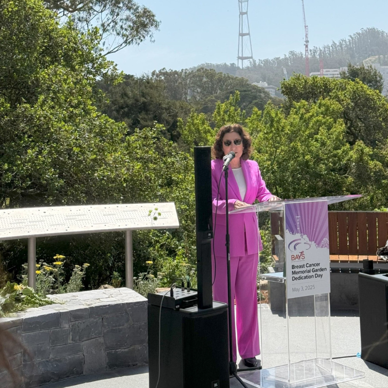 Bay Area Young Survivors $1M Breast Cancer Memorial Garden Opens in ...