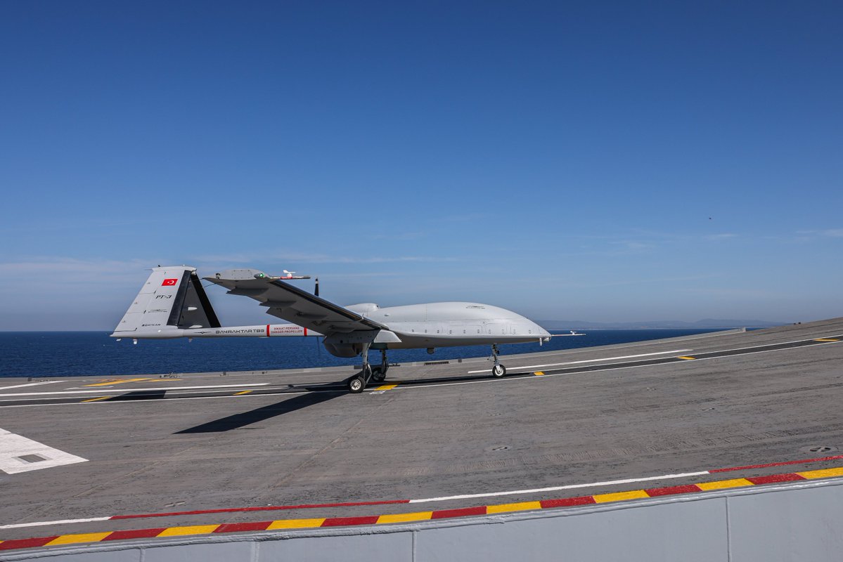 Bayraktar TB3 UAV Completes Four Autonomous Sorties on TCG Anadolu ...