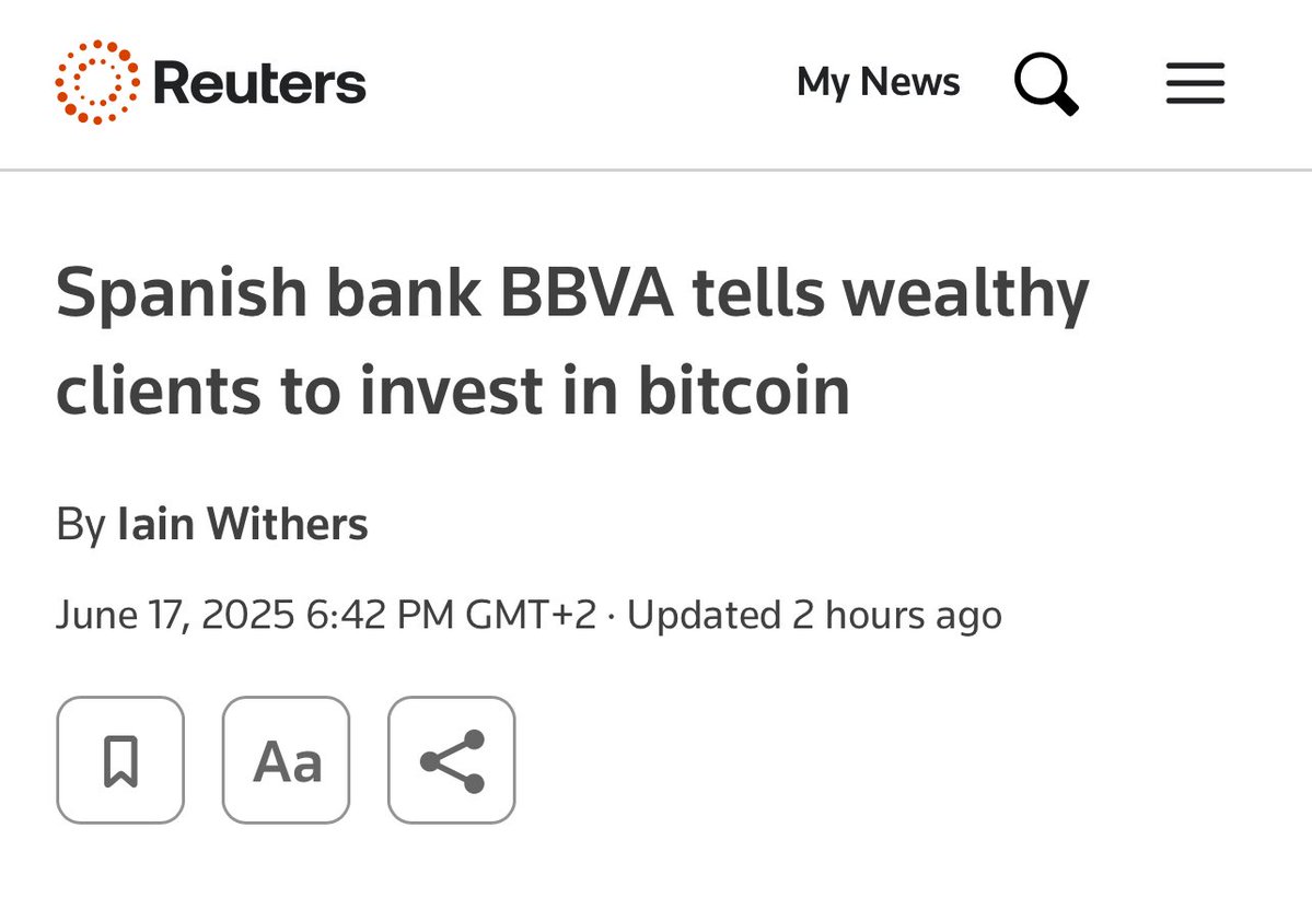 BBVA Tells Wealthy Clients to Put Up to 7% of Portfolios in Bitcoin ...