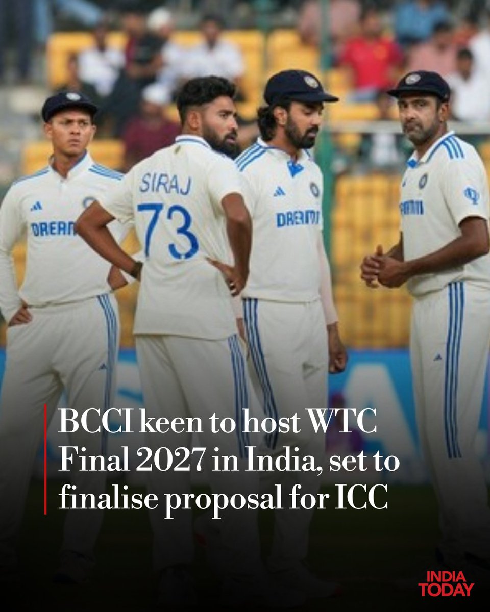 BCCI to Propose Hosting 2027 World Test Championship Final in India for ...