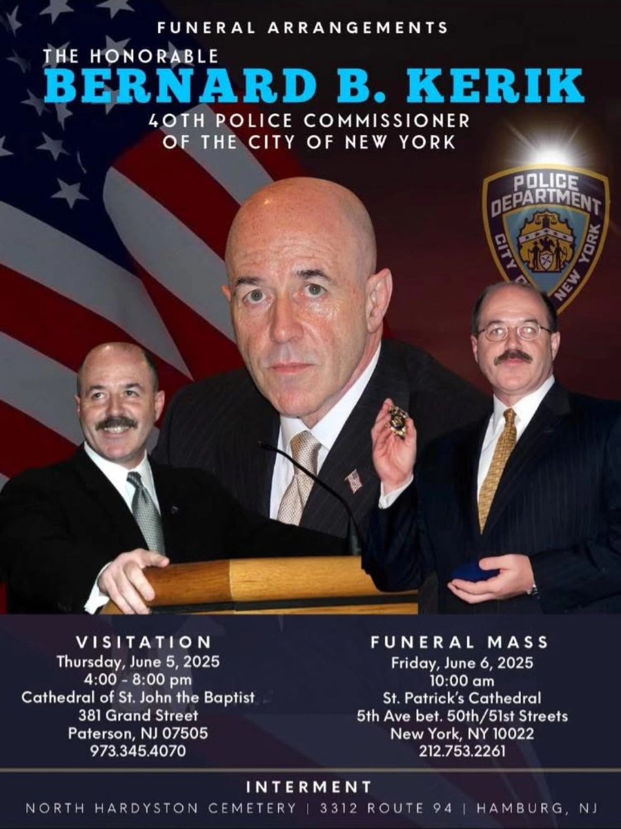 Bernard Kerik, 40th NYPD Commissioner and 9/11 Official, Honored at ...