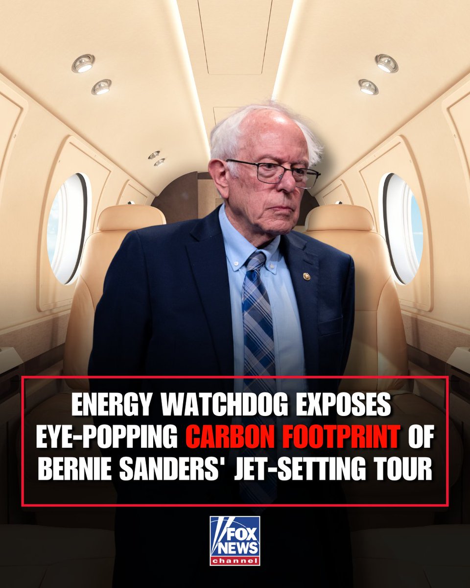 Bernie Sanders' Private Jet Emitted 62 Tons CO2 on 'Fighting Oligarchy ...