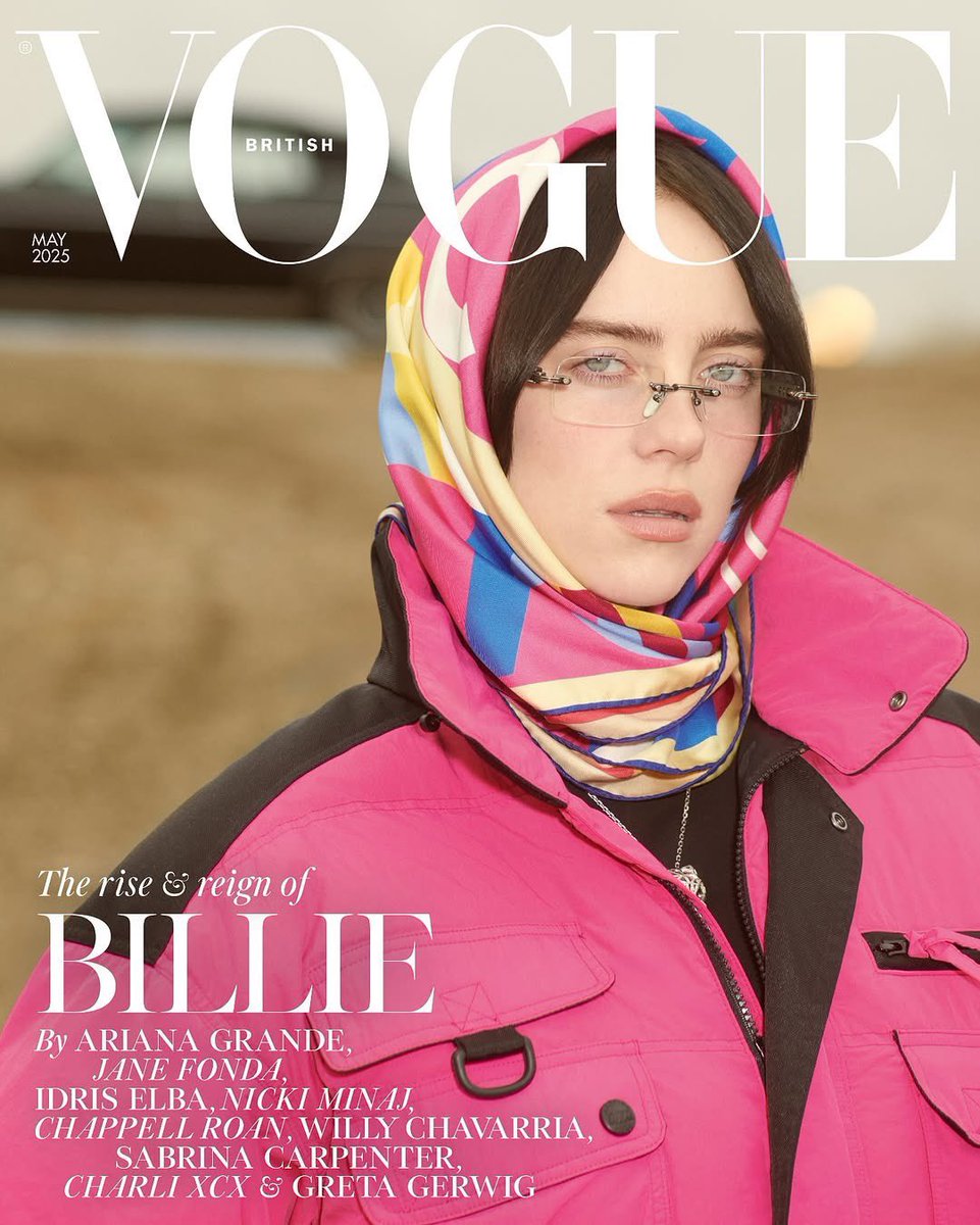 Billie Eilish Graces British Vogue's May 2025 Cover, Celebrating Nine ...