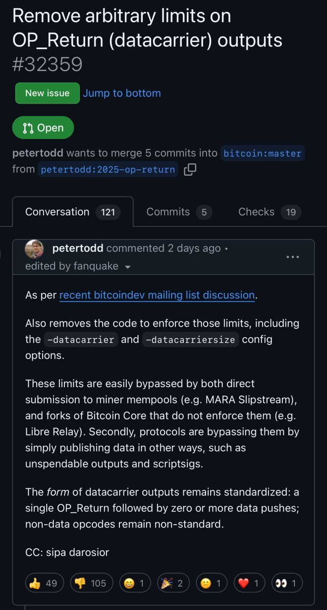 Bitcoin Core Developers Debate Removing OP_RETURN Data Limit Amid Concerns Over Transaction Fees ...