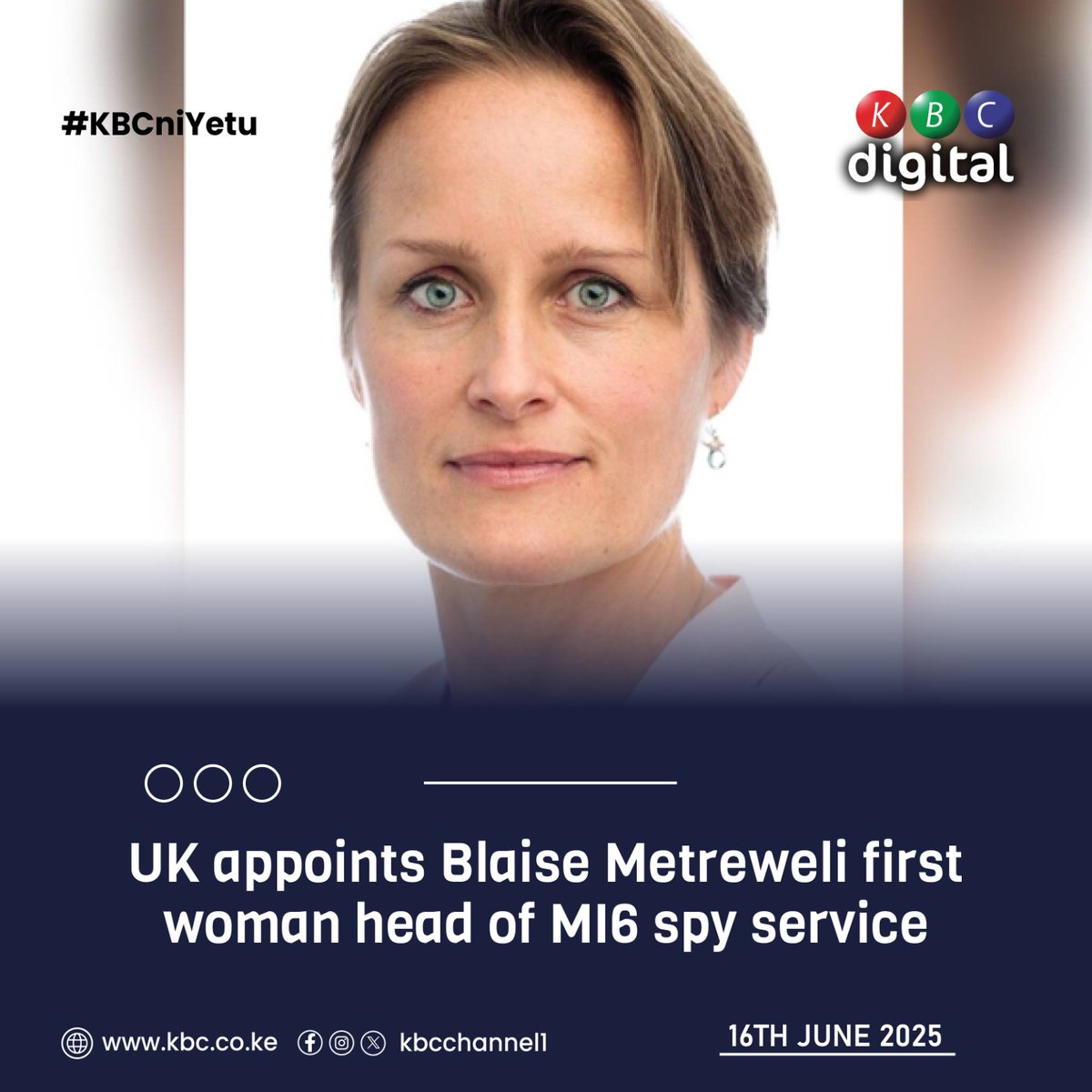 Blaise Metreweli Named First Woman to Lead MI6, Succeeding Richard Moore | DeepNewz Britain