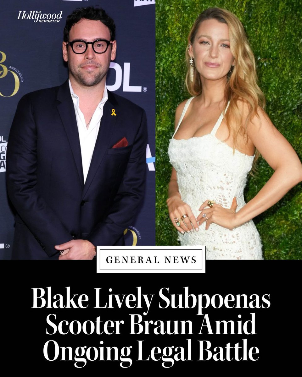 Blake Lively Subpoenas Scooter Braun’s HYBE America Amid $400 Million ...