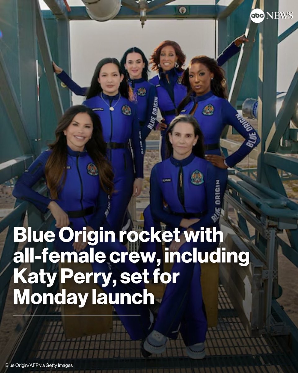 Blue Origin Launches First All-Female Crew Including Katy Perry into ...