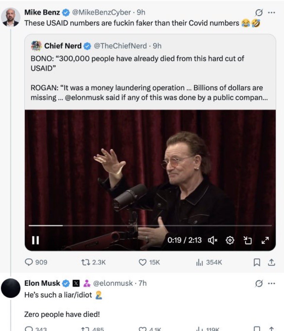 Bono Cites Brooke Nichols Model: 300,000 Deaths, 80% USAID Cut Under ...