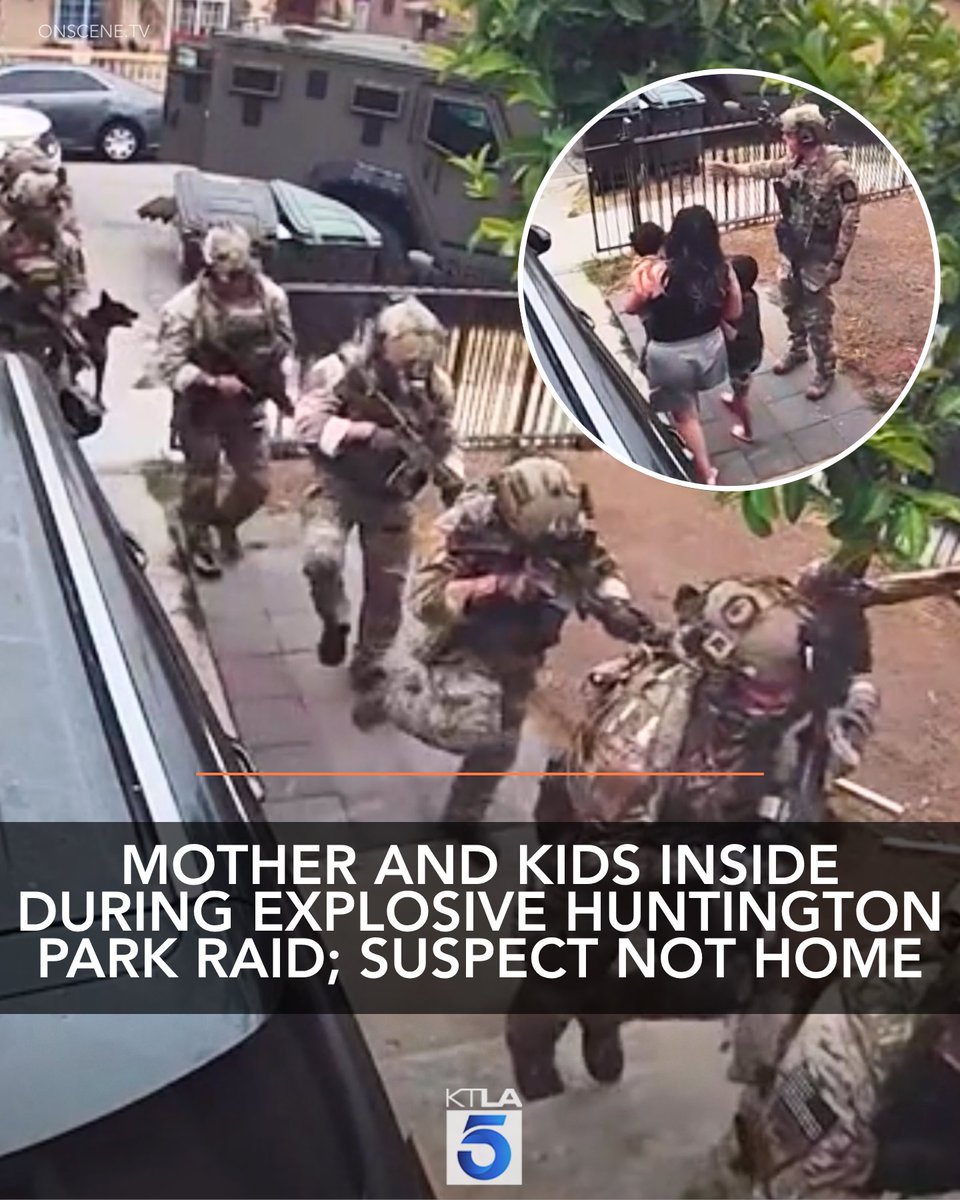 Border Patrol Blasts Into Huntington Park Home Seeking Driver in CBP ...