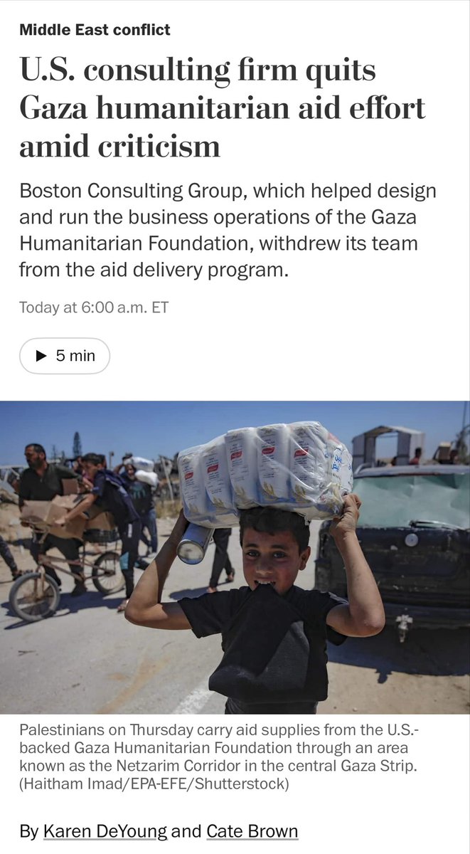 Boston Consulting Group Exits Gaza Aid Project After 27 Killed, Jake ...