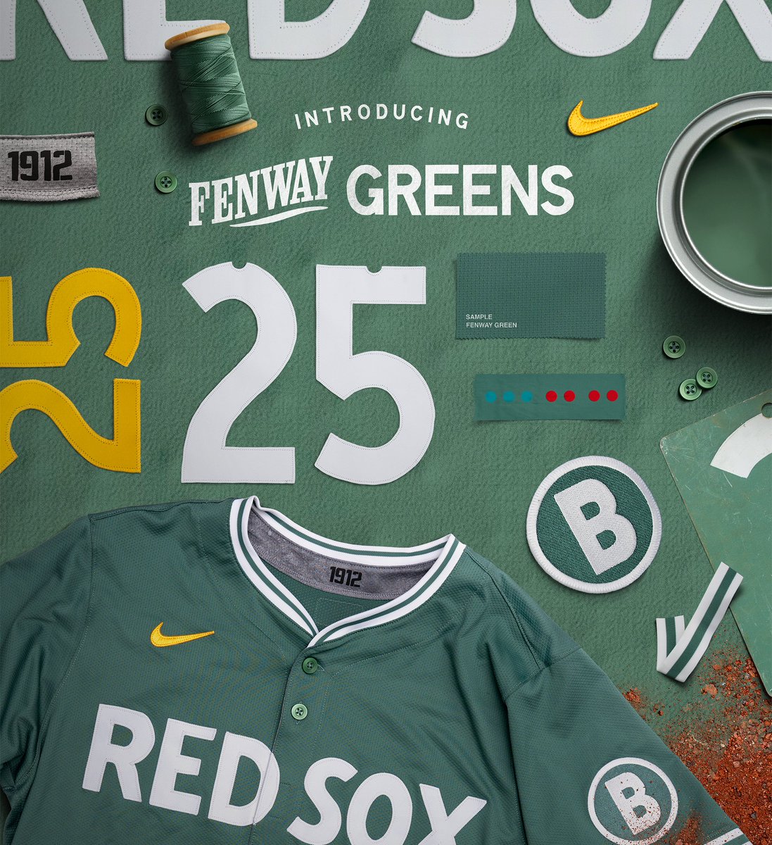 Boston Red Sox Unveil Fenway Greens City Connect Uniforms Inspired by Green Monster, Debuting vs ...