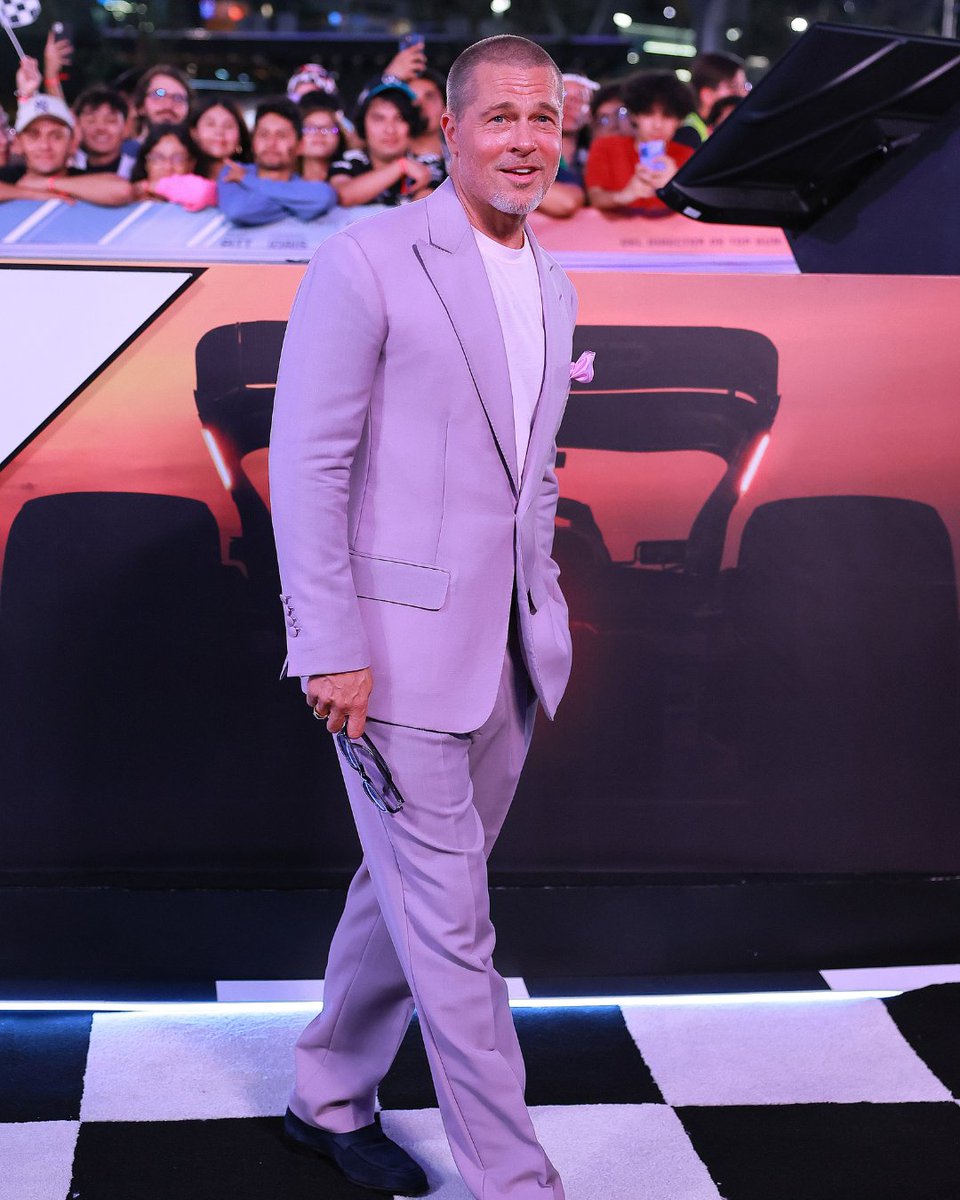 Brad Pitt Promotes 'F1' in Mexico City After Praise from Carlos Sainz ...