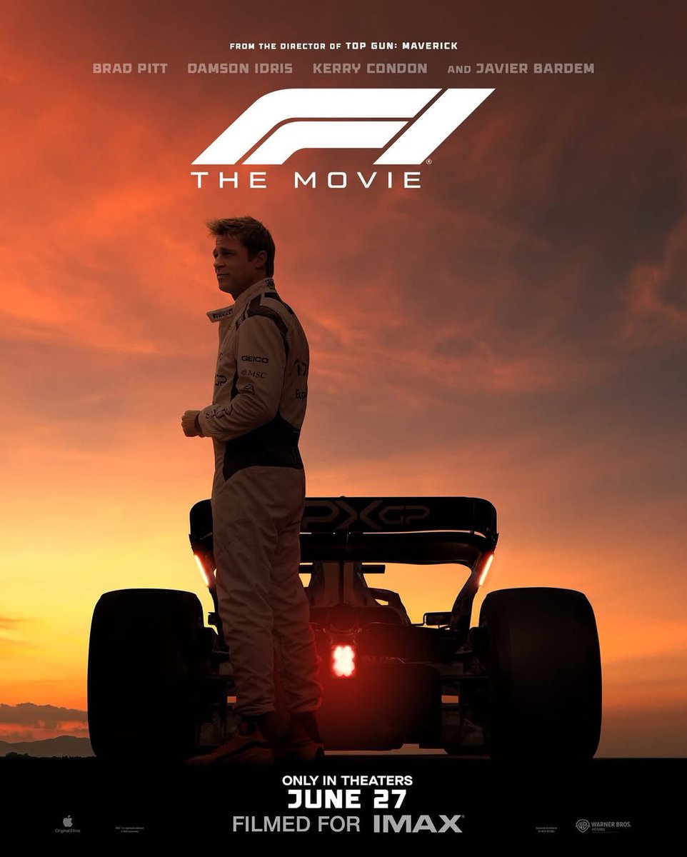 Brad Pitt's 'F1: The Movie' Directed by Joseph Kosinski and Produced by ...
