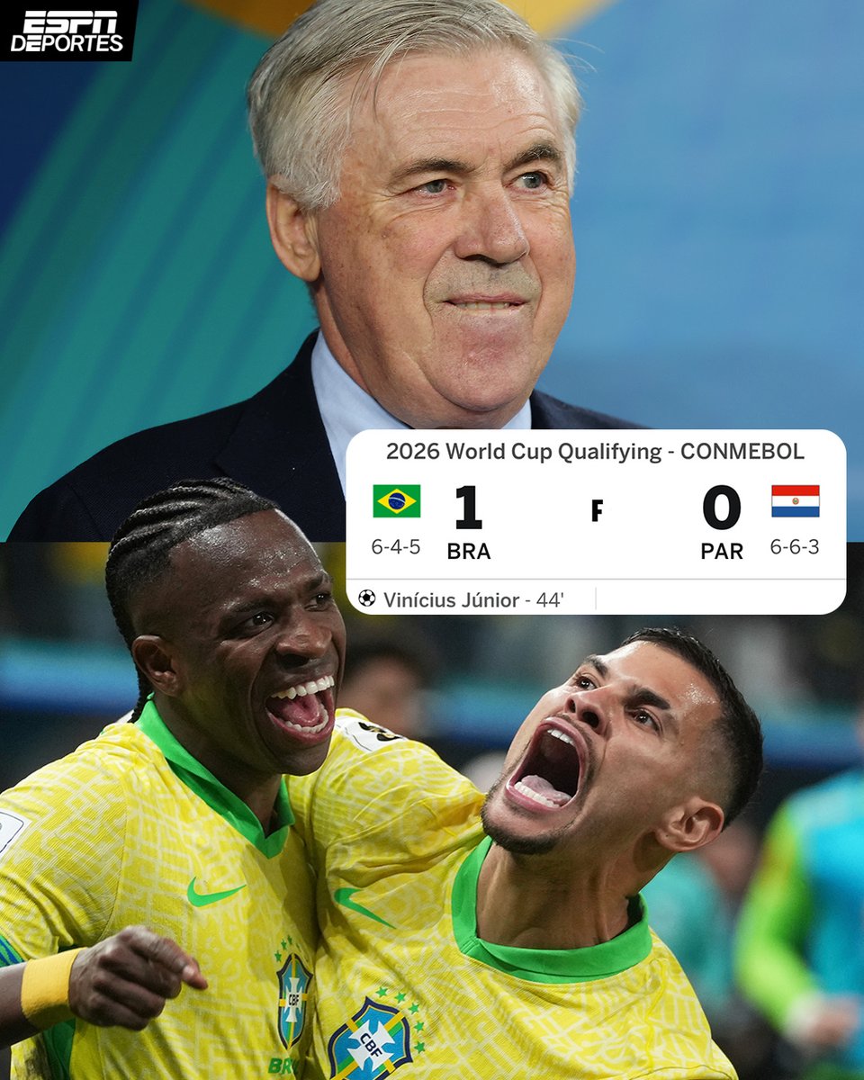 Brazil Beat Paraguay 1-0 to Clinch 2026 World Cup Spot in Ancelotti’s ...