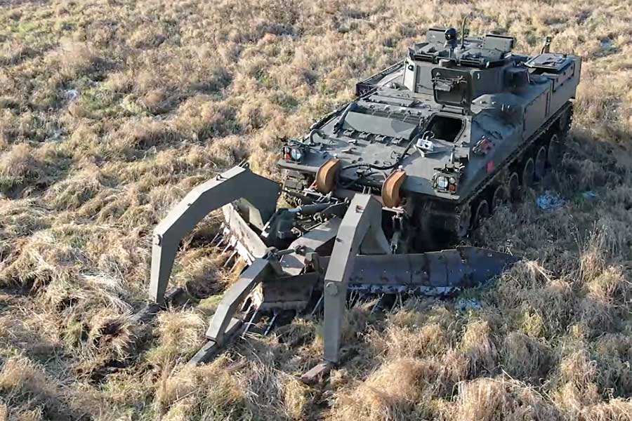British Army Trials WEEVIL Mine-Clearing System by Pearson Engineering ...