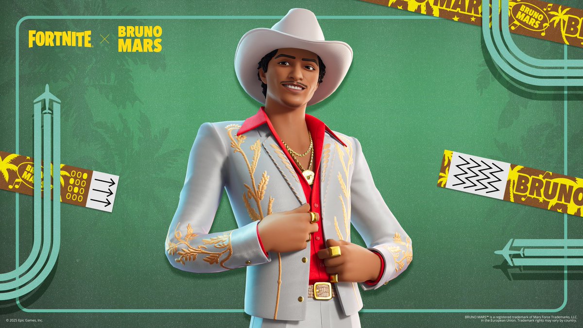 Bruno Mars Named Season 9 Icon for Fortnite Festival, Brazil-Themed ...