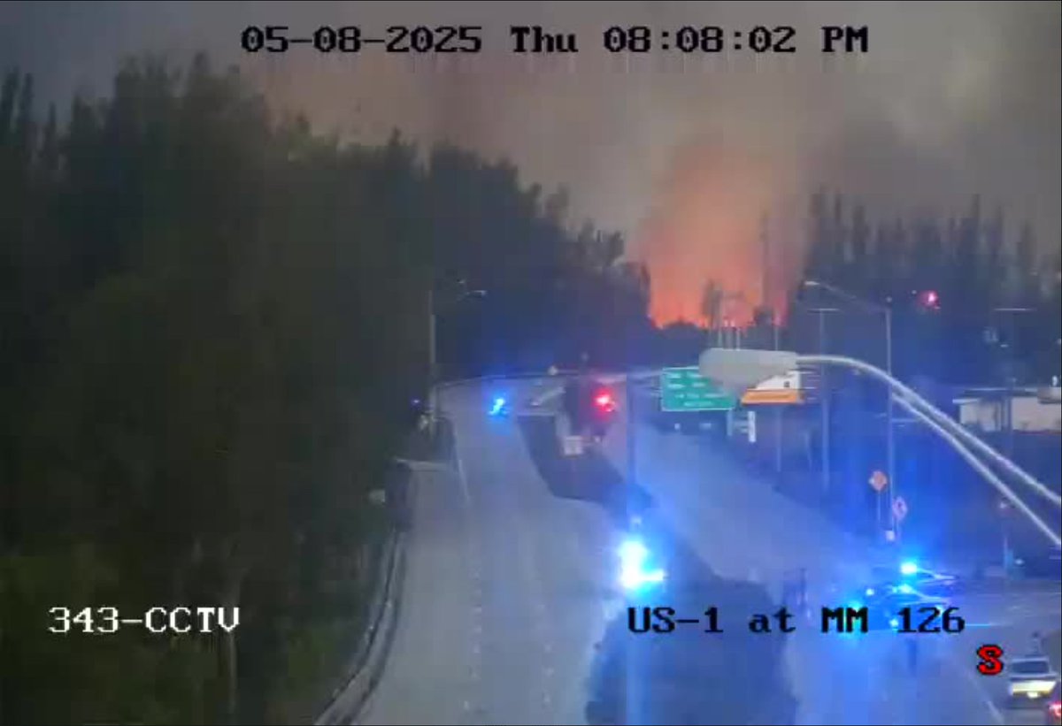 Brush Fire Closes Card Sound Road and U.S. 1 Into Florida Keys Amid ...