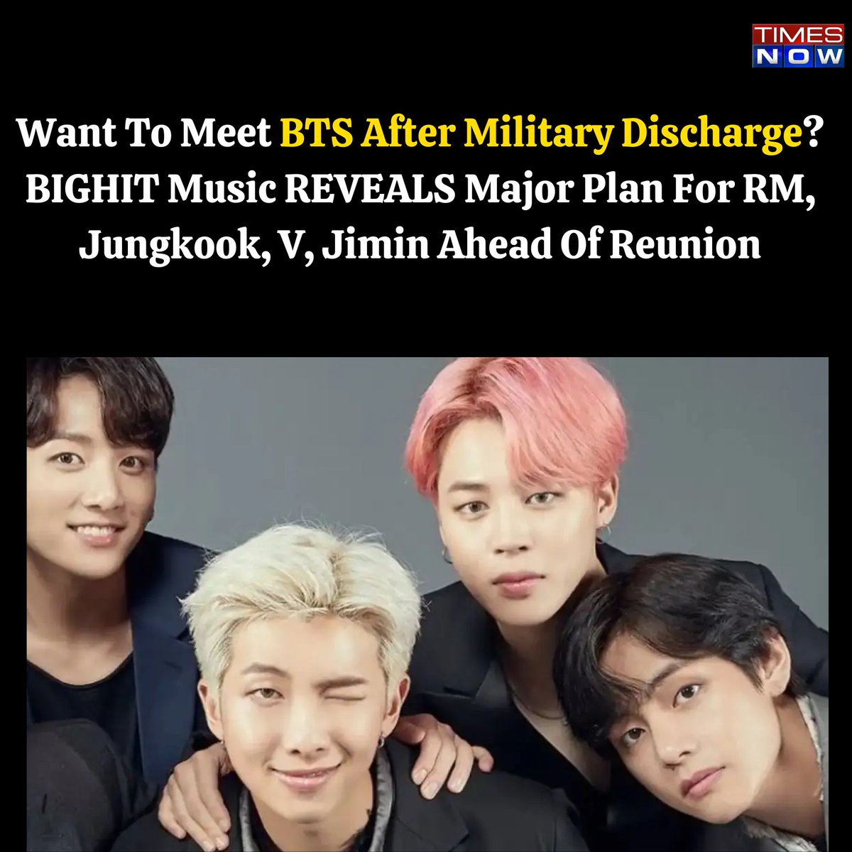 BTS's RM, V, Jimin, Jungkook to Complete Military Service; Discharge ...