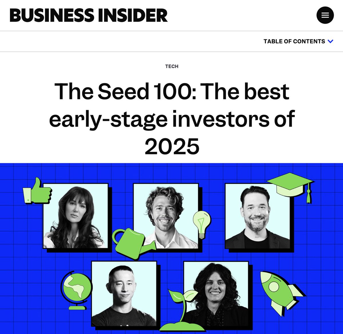 Business Insider Releases 2025 Seed 100 List, Highlighting Top Early ...