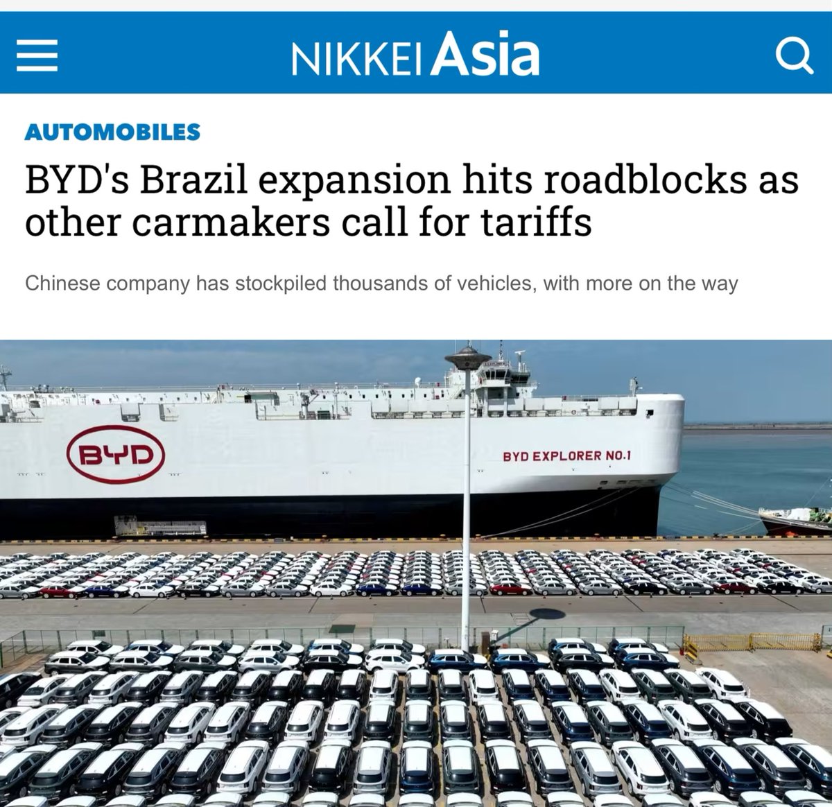 BYD Faces Brazil Expansion Challenges with 7,000-Vehicle Shipment Amid ...