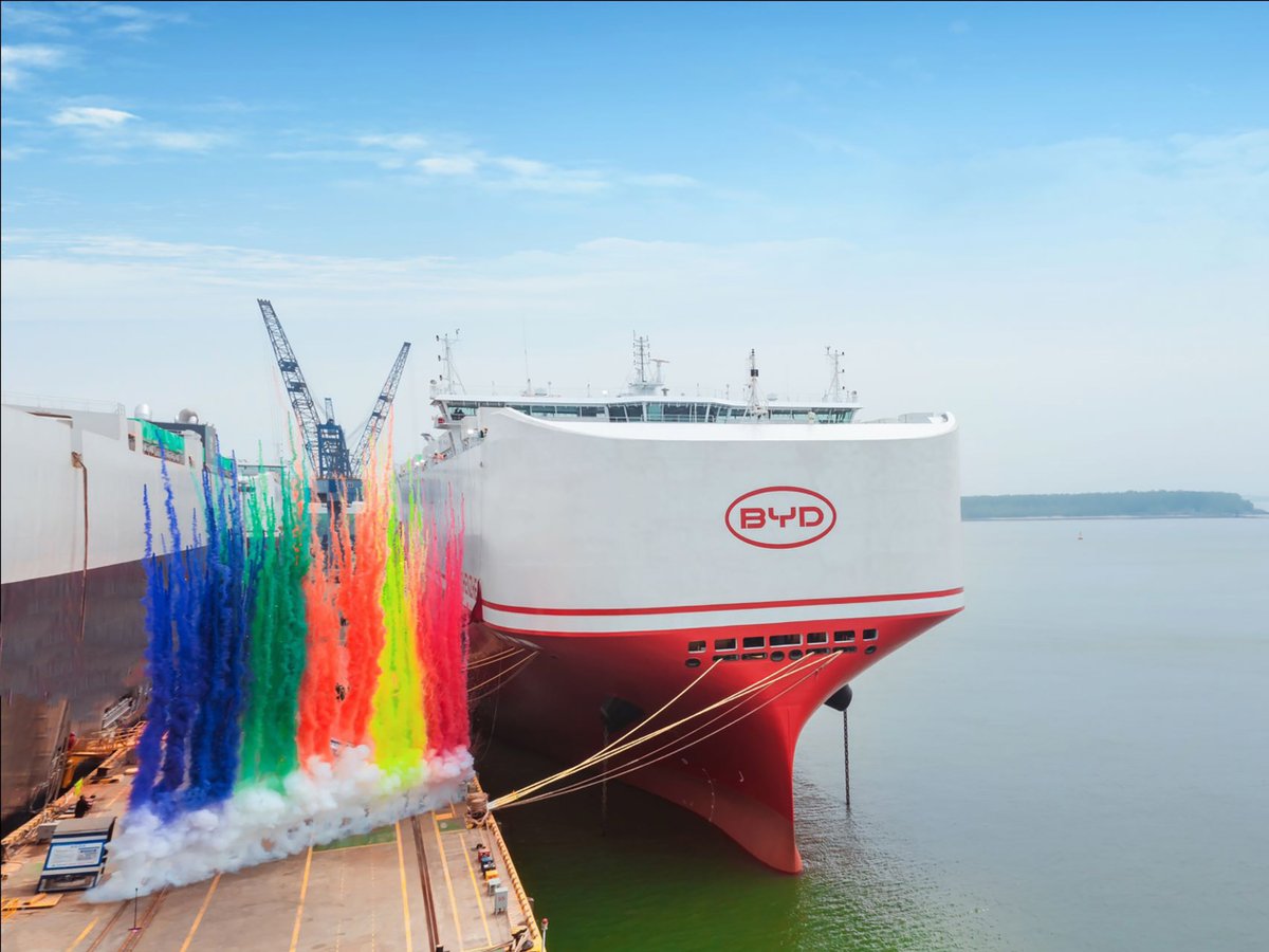 BYD Launches Shenzhen Ship Carrying 9,200 Vehicles, Plans Japan Mini ...
