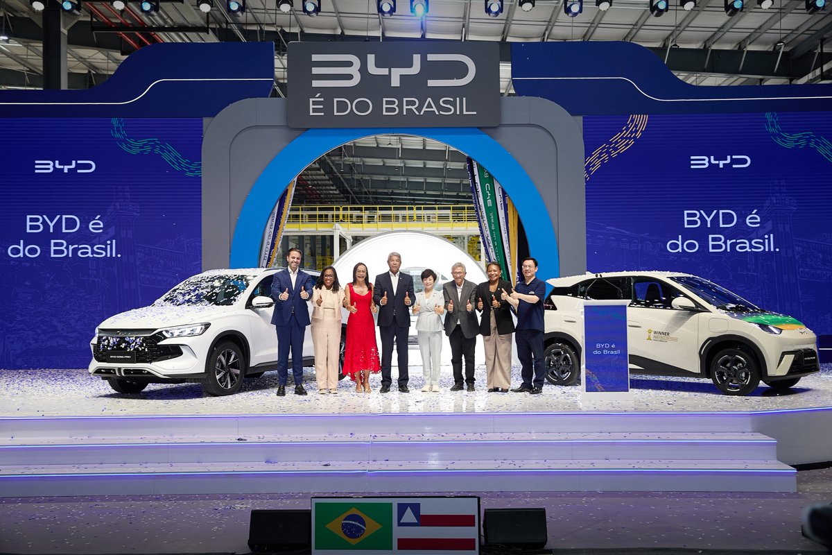 BYD Opens First EV Plant in Brazil, Halts Mexico Factory Plan ...