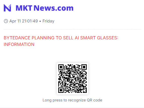 ByteDance Develops AI Smart Glasses with Doubao Chatbot and Photo/Video Capabilities to Compete ...