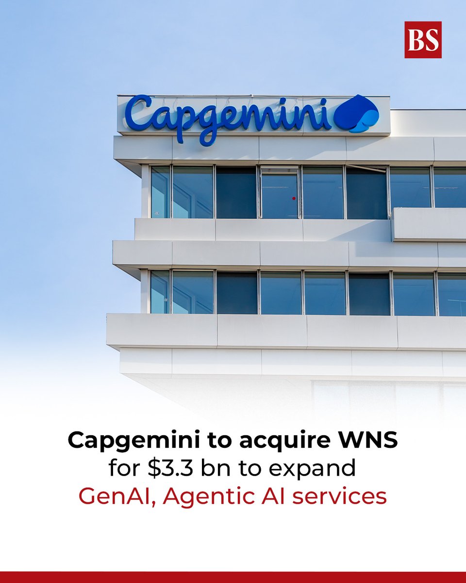 Capgemini Buys WNS for $3.3 Billion to Deepen AI Services | DeepNewz ...