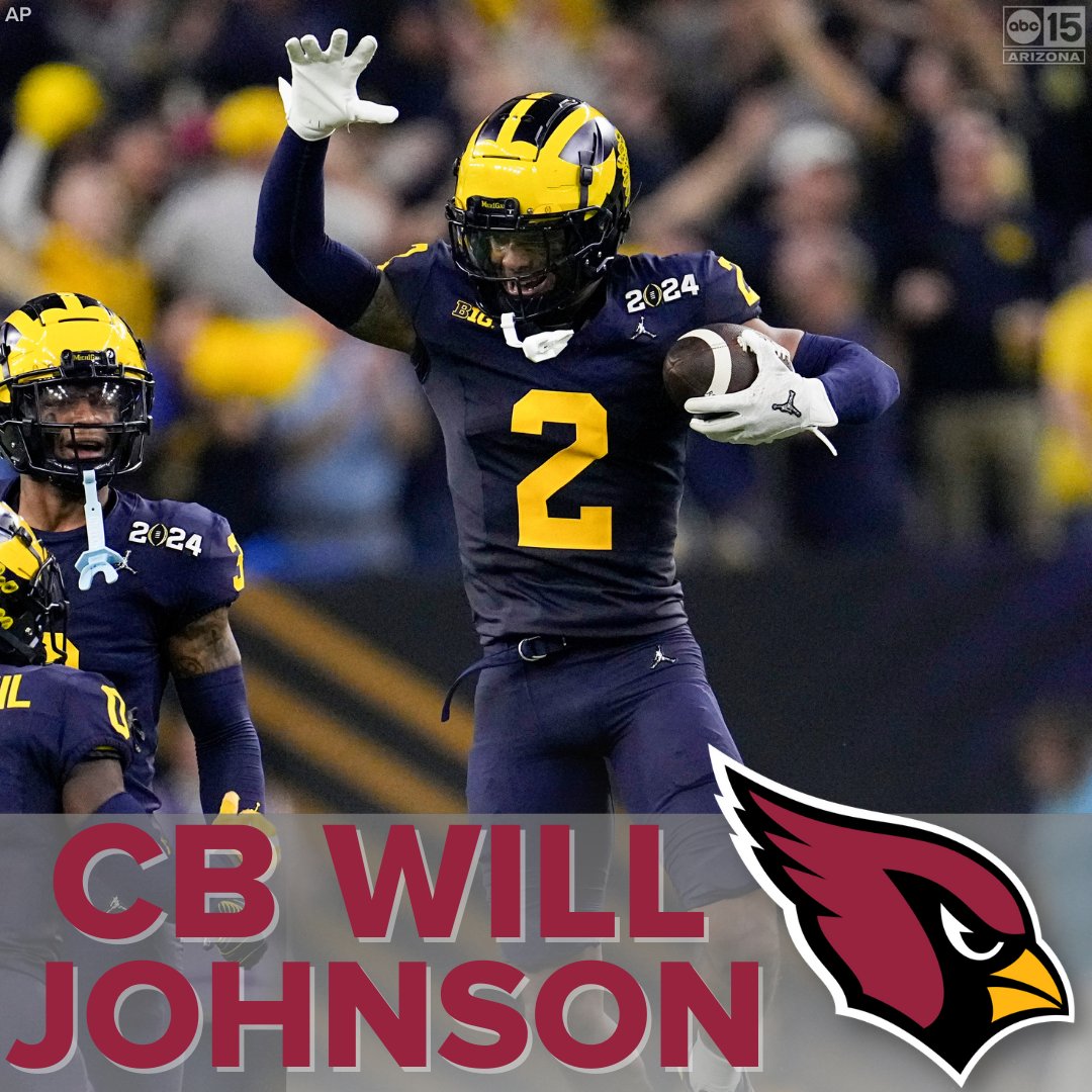 Cardinals Take Michigan Cornerback Will Johnson at No. 47 After Injury ...