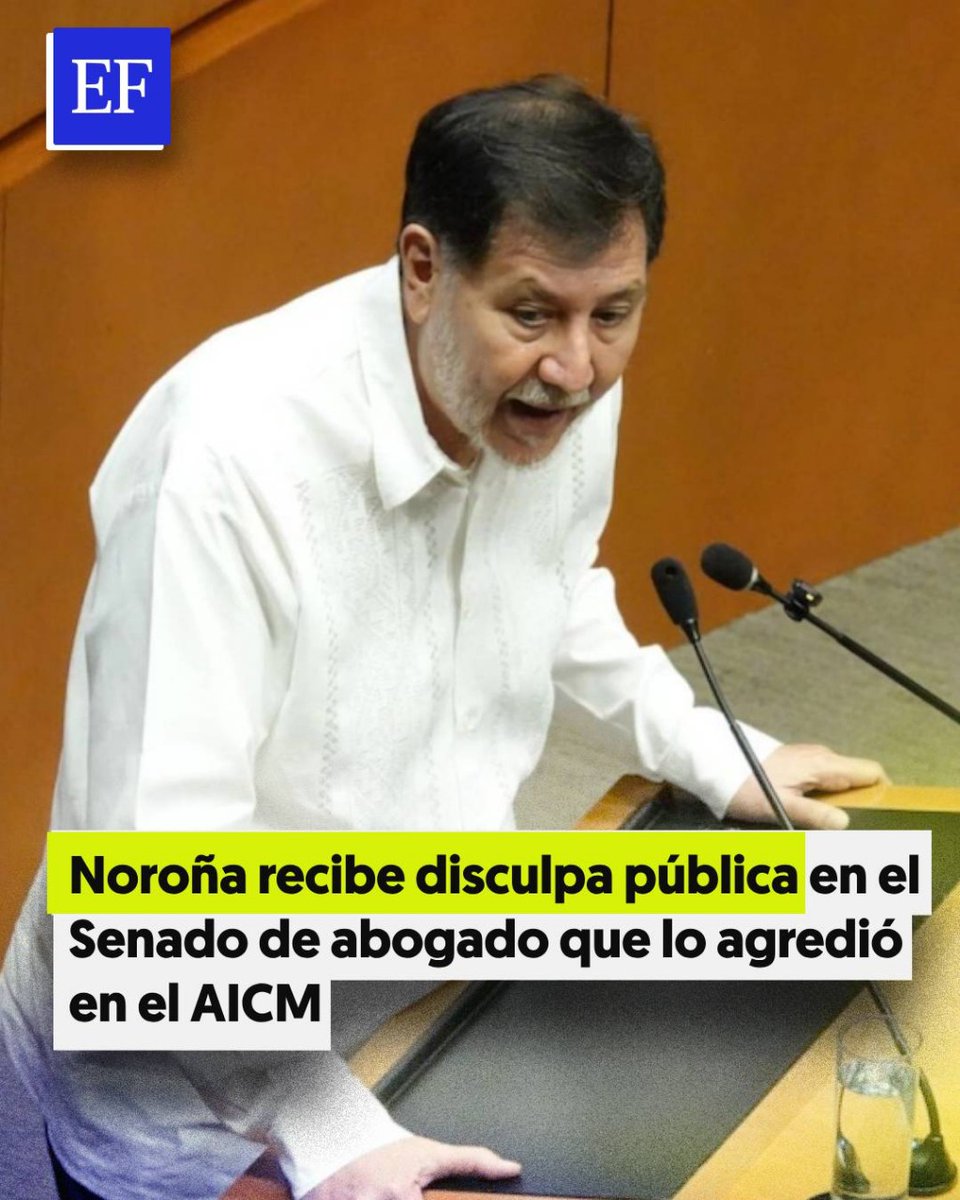 Carlos Velázquez Apologizes to Senator Noroña for 2024 Airport ...