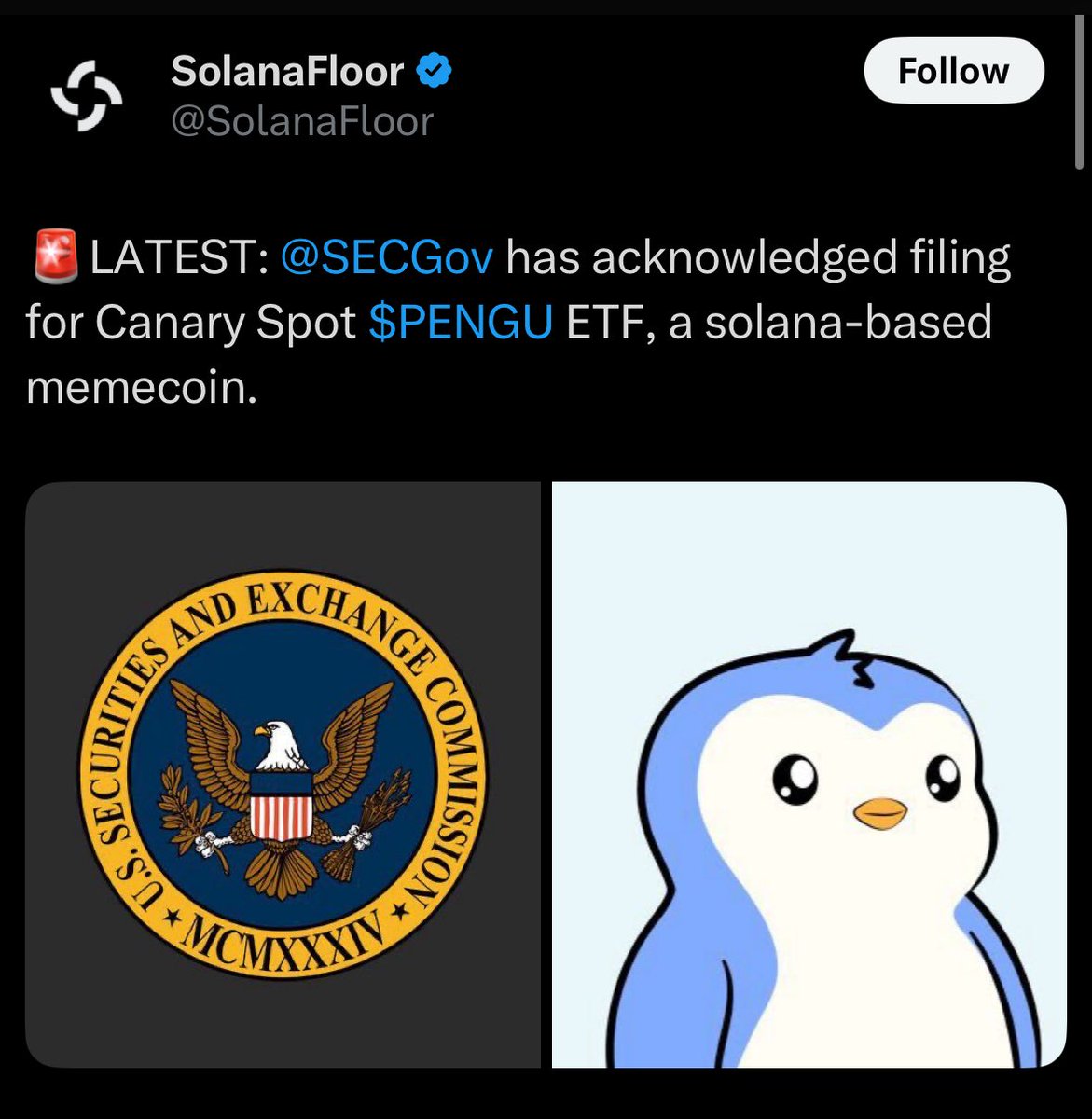 CBOE and Canary Capital File First Solana-Based PENGU and Pudgy Penguins NFT ETF; SEC ...
