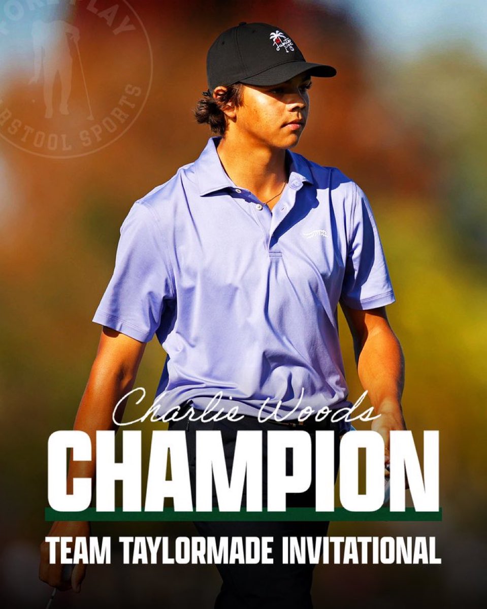 Charlie Woods, 16, Wins First AJGA Title with 15-Under 201 at Team ...
