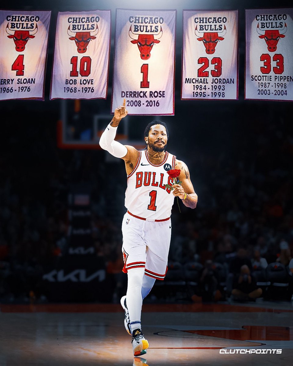 Chicago Bulls to Retire Youngest NBA MVP Derrick Rose's No. 1 Jersey in Postgame Ceremony vs ...