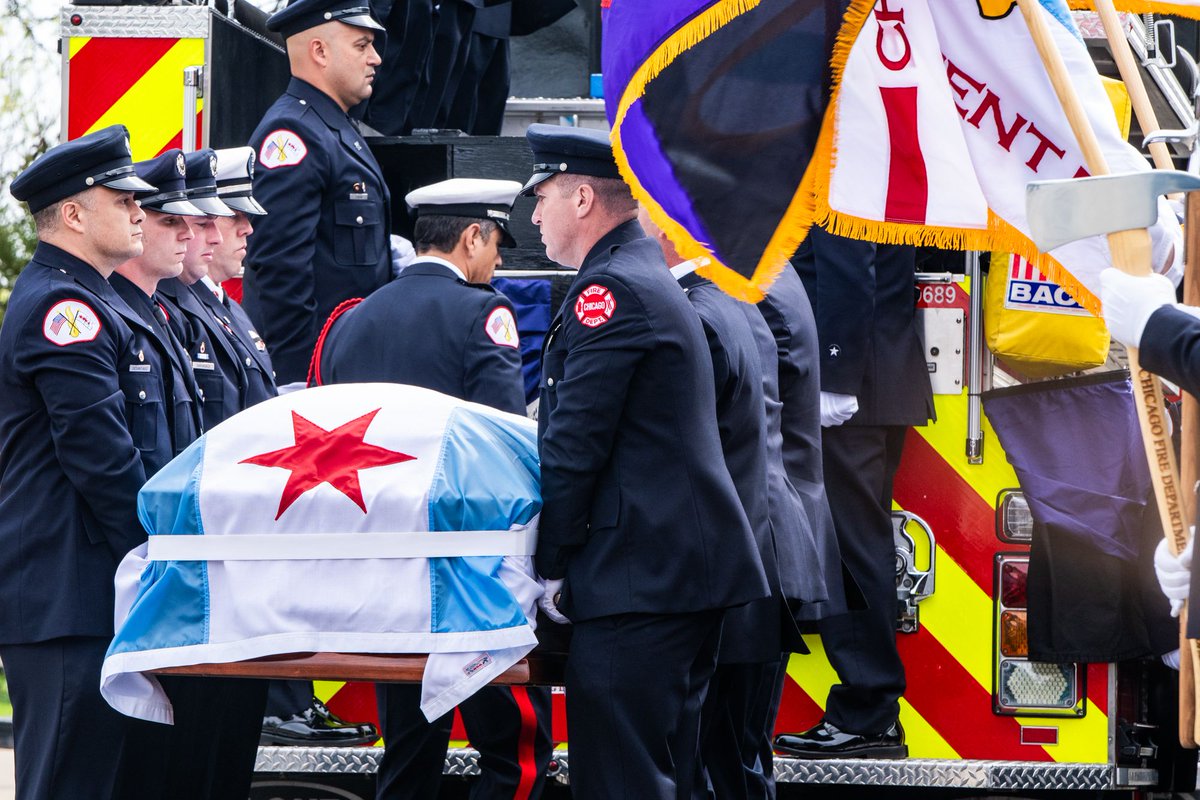Chicago Fire Captain David Meyer, 54, Honored at Funeral; Arson Suspect ...
