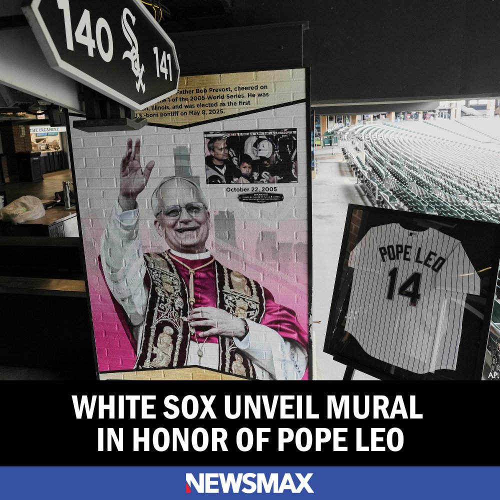 Chicago White Sox Honor First U.S.-Born Pope Leo XIV With Mural at Rate ...