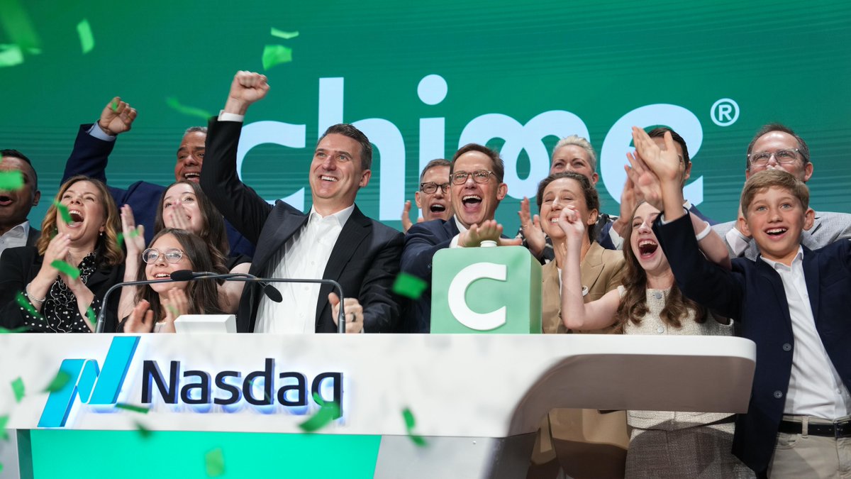 Chime Raises $864 Million in IPO Priced at $27, Shares Open at $43 ...