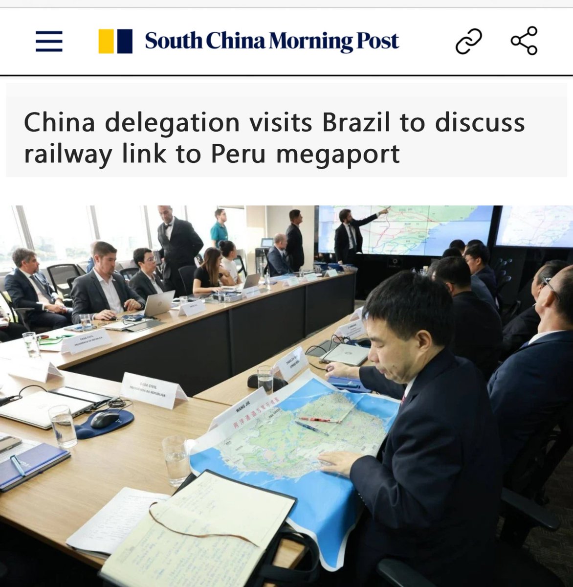 China Advances $3.5 Billion South American Railway Linking Brazil to ...