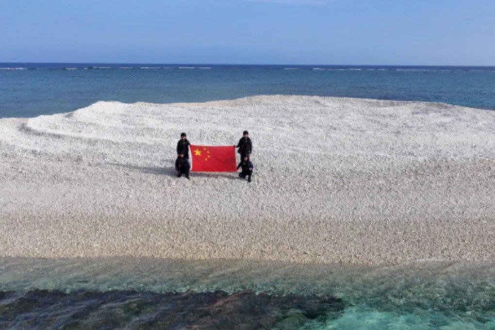 China Coast Guard Lands on Sandy Cay Near Thitu Island, Declares ...