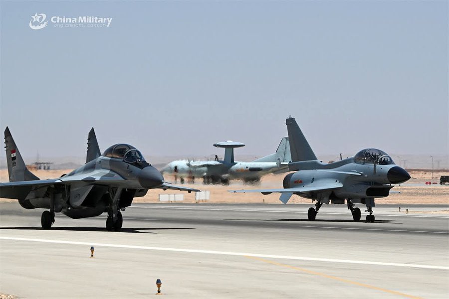 China and Egypt Conduct First Joint Military Exercises With J-10C/S, Y ...